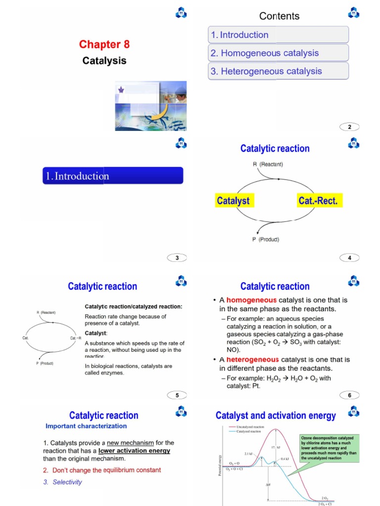 Chapter 8 - Catalysis | PDF