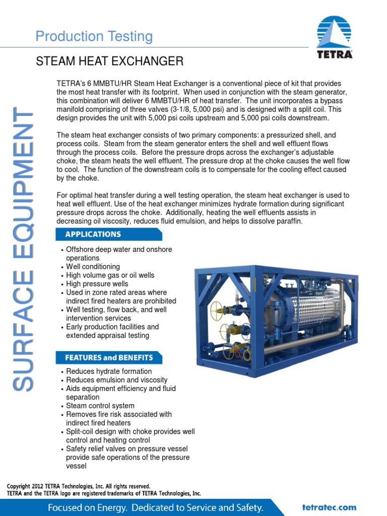 Steam Heat Exchanger | PDF | Heat Exchanger | Valve