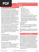 Fences by August Wilson | PDF | Fences (Play)