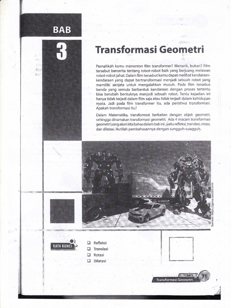 Transformasi Geometri | PDF