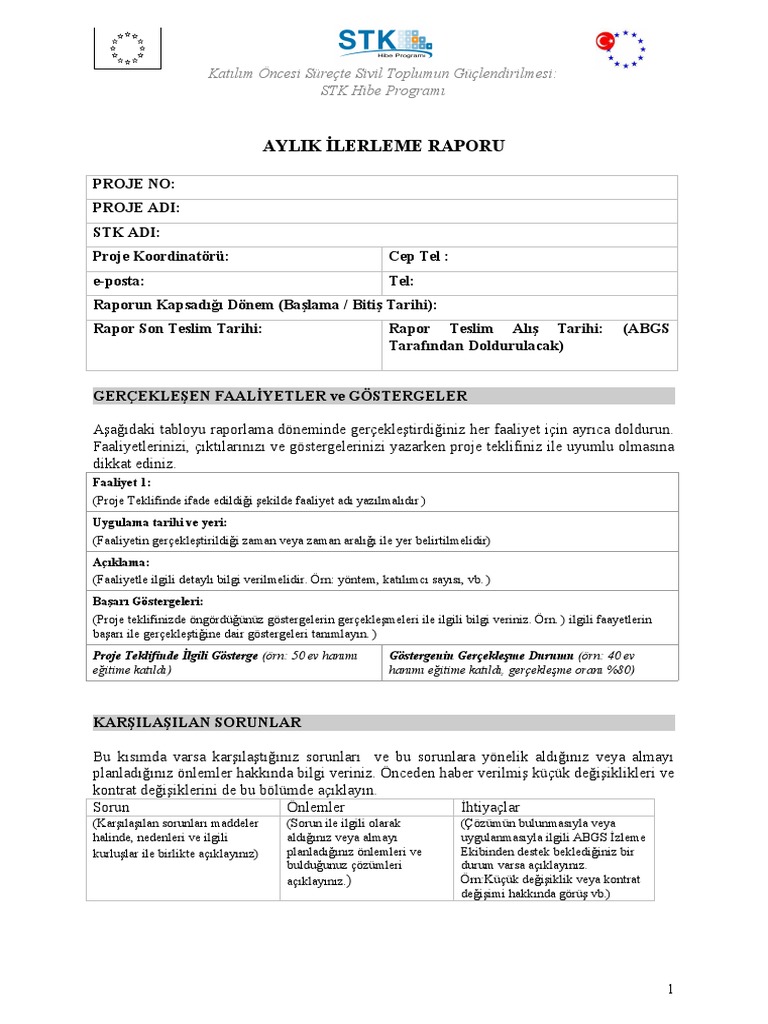 aylik_ilerleme_raporu | PDF