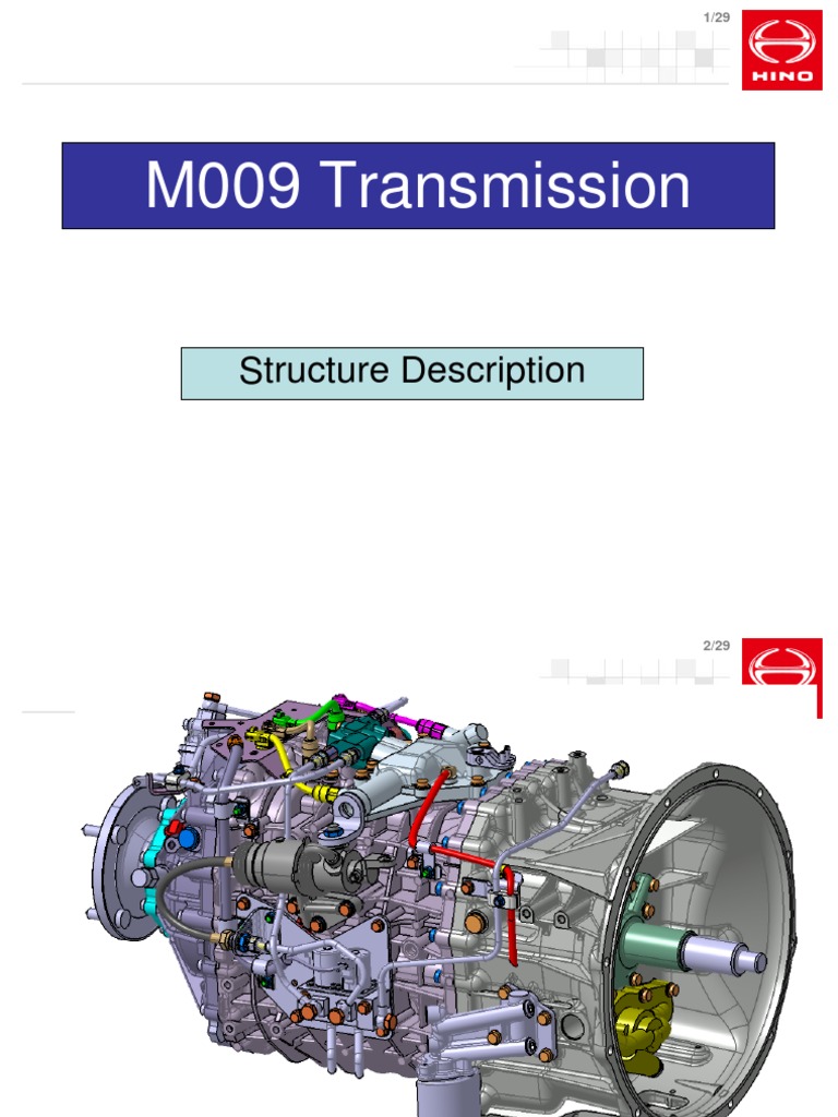 03 27-Sep M009Transmission | PDF | Manual Transmission | Motor Vehicle