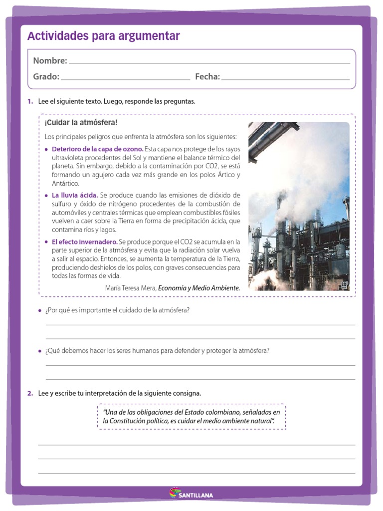s6 U2 Act Arg in | PDF | Dióxido de carbono | Contaminación