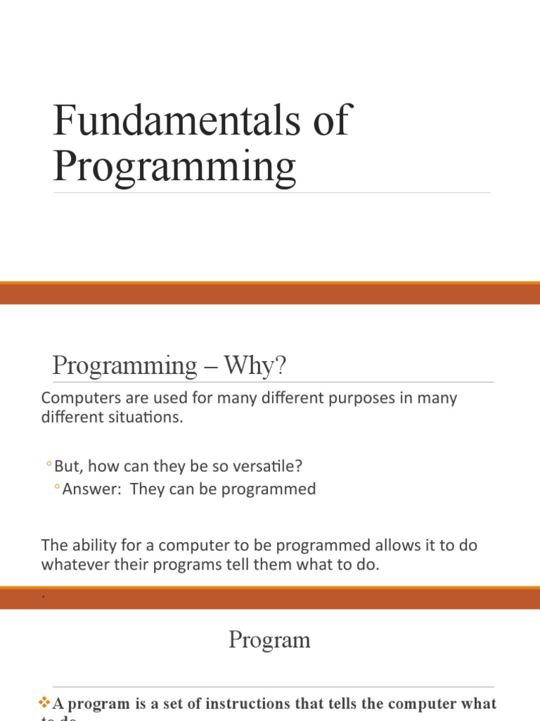 Lecture 5 Fundamentals of Programming | Download Free PDF | Assembly ... Lecture 5 Fundamentals of Programming | Download Free PDF | Assembly ...