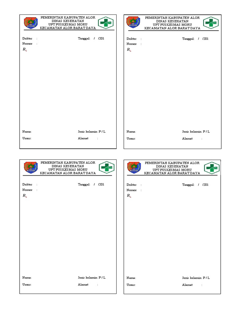 BLANKO Resep MORU | PDF