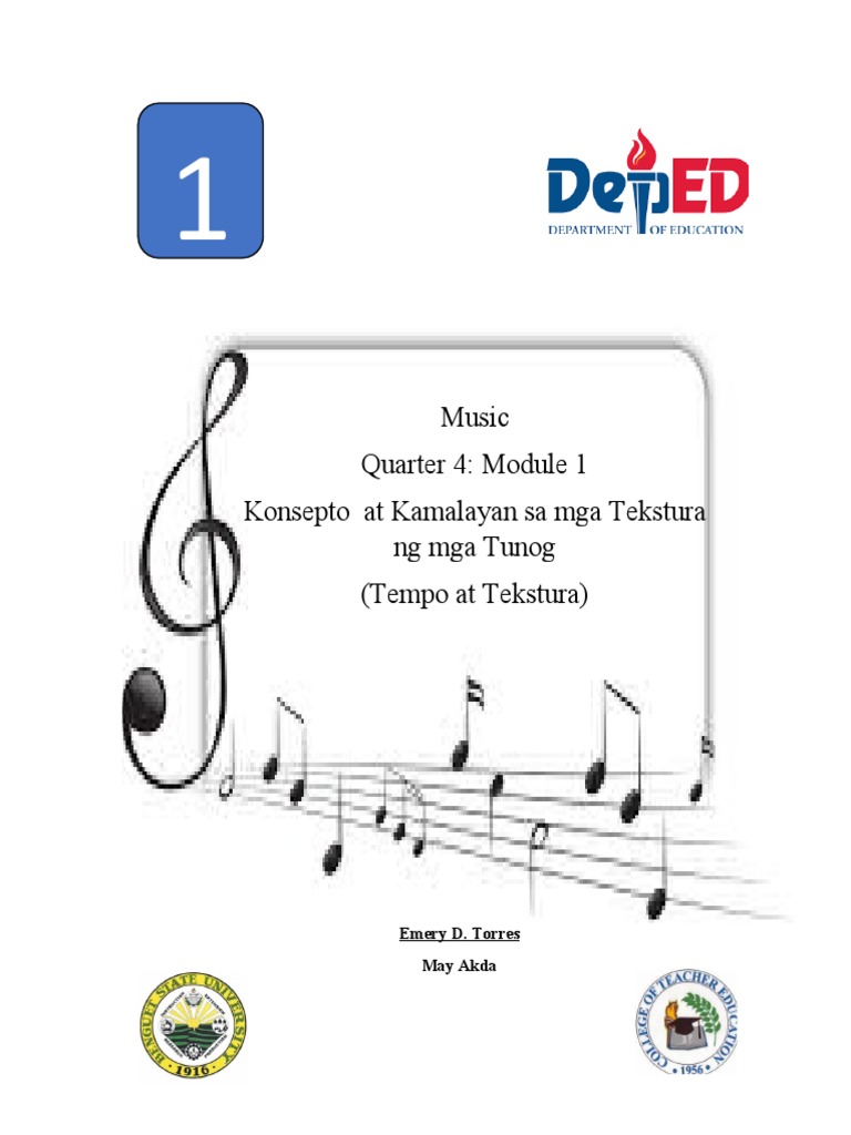 Self-Learning Module Music 1 | PDF