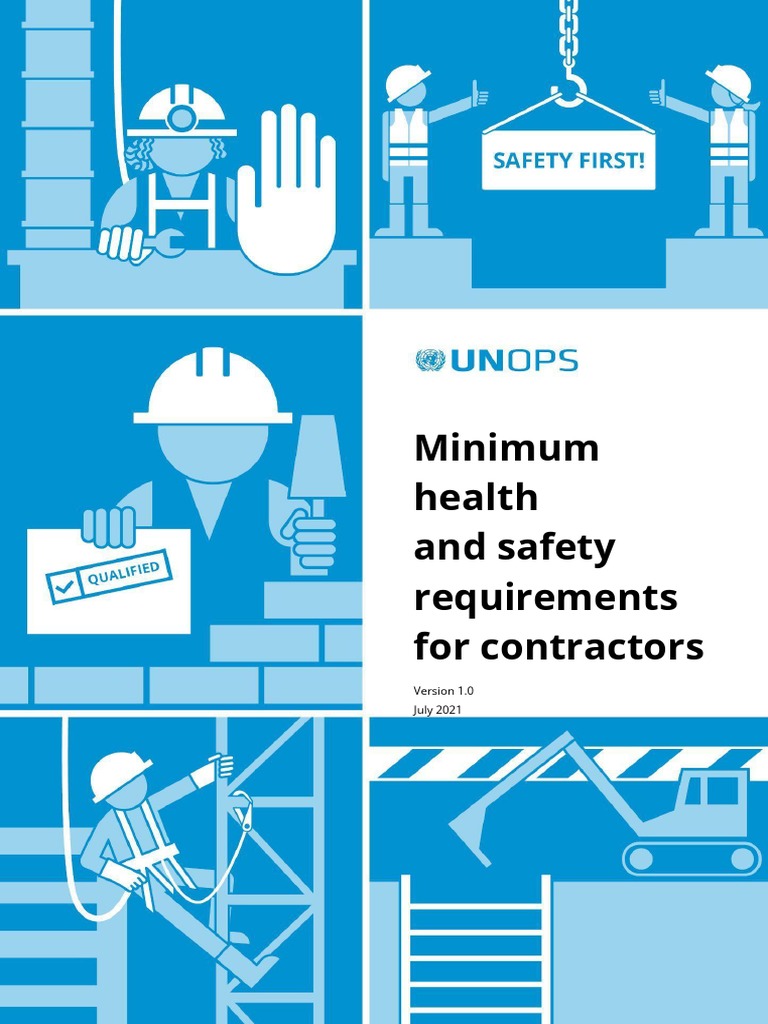 UNOPS Minimum Health and Safety Requirements For Contractors | Download ...