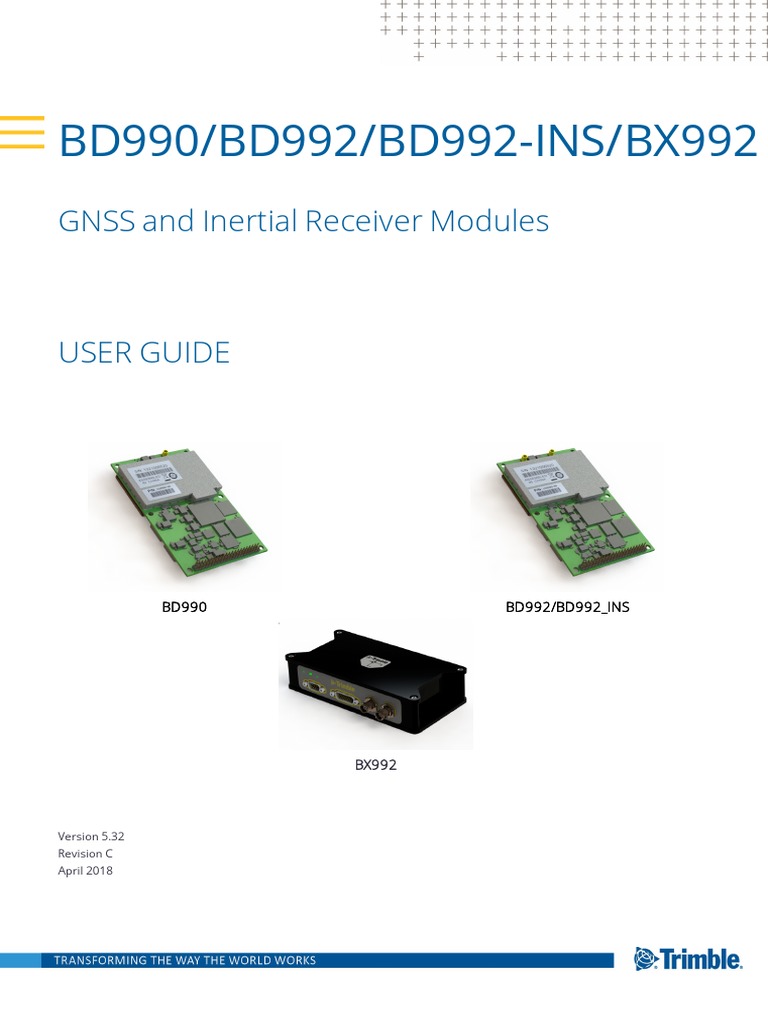 BX992 User Guide en | PDF | Inertial Navigation System | Computer Network