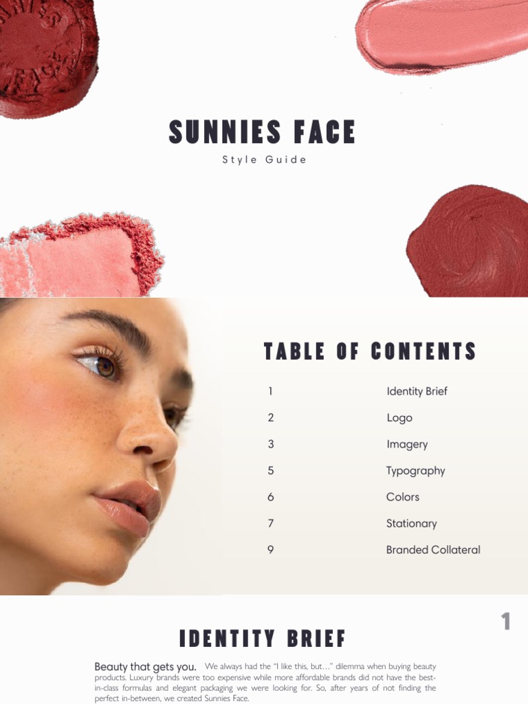Sunnies Face Style Guide | PDF