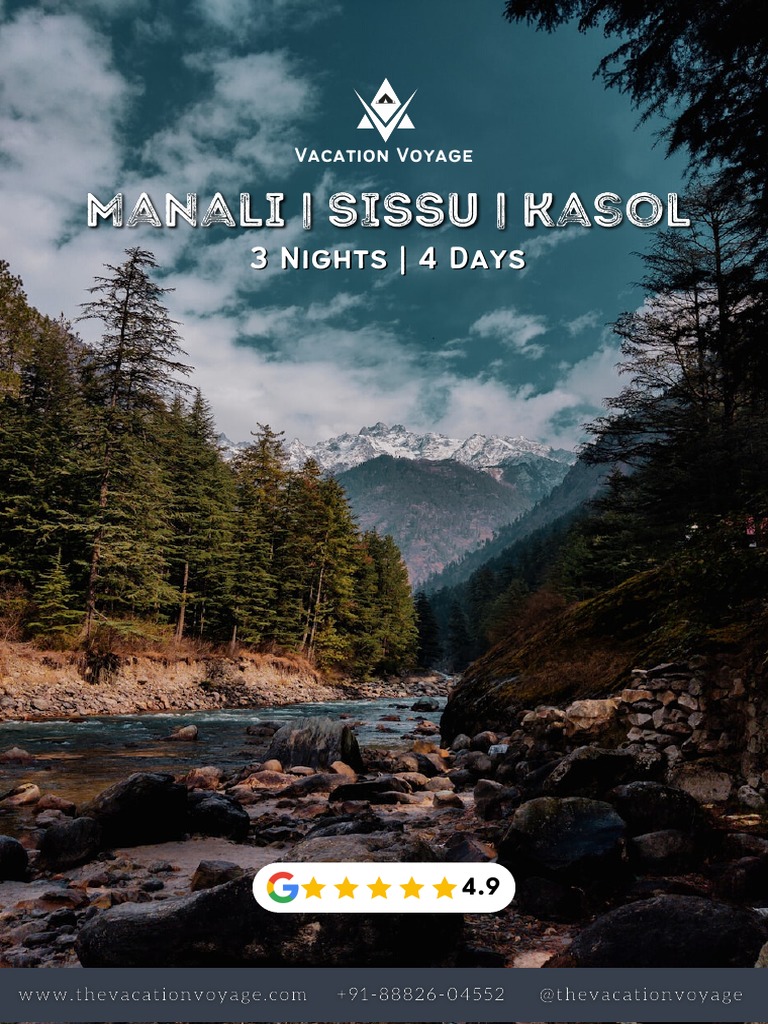VV Manali Sissu Kasol 2023 | PDF | Punjab