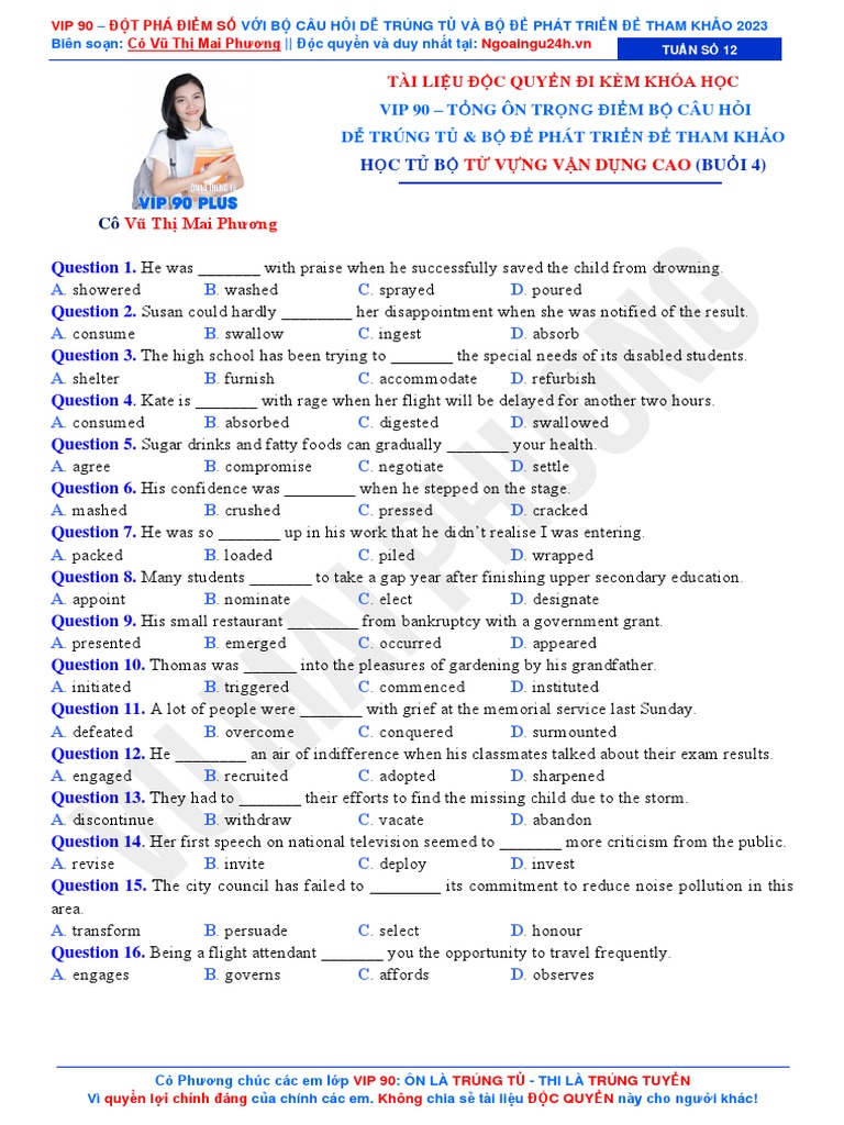 từ vựng vdc 5 | PDF