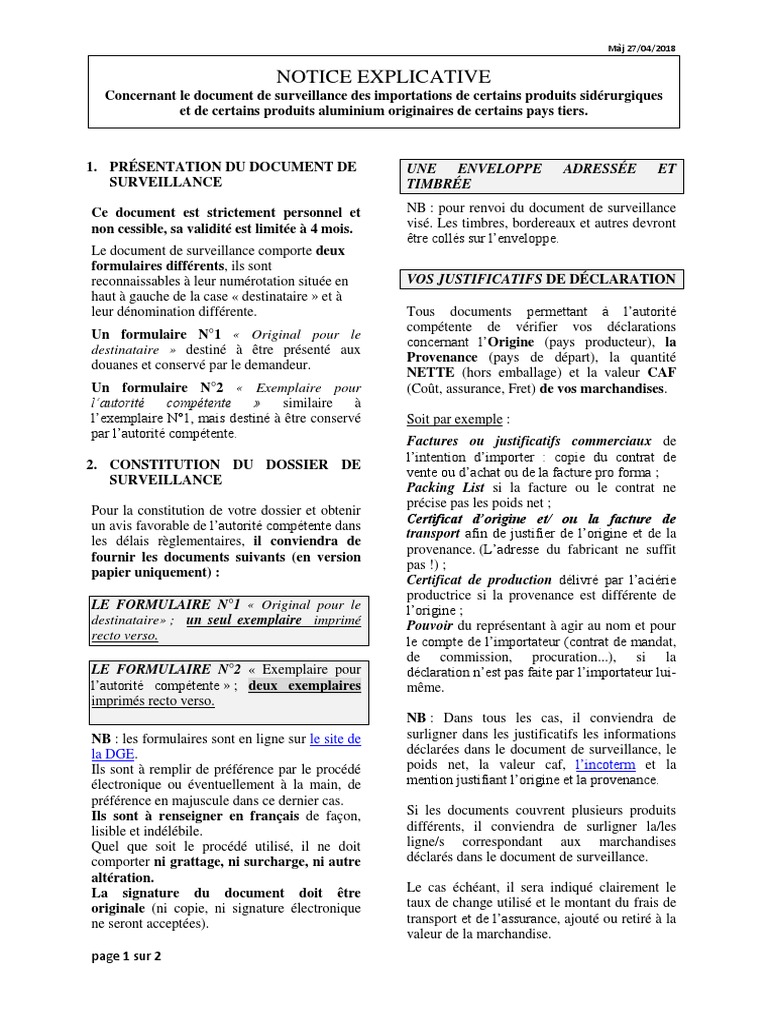 Notice Explicative 15530 01 | PDF | Facture
