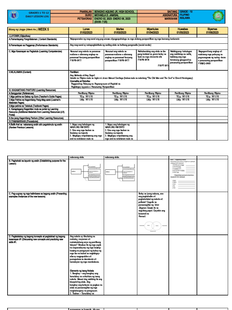 Fil 10 DLL Q2 Week 5 | PDF
