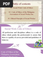 ACWA_Code_of_ethics_Jan_2017 | PDF | Community | Social Exclusion