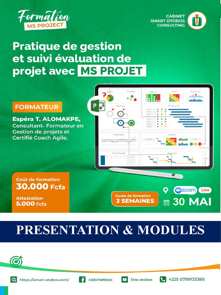 Formation MS Project : Gestion de Projets | PDF | Planification ...
