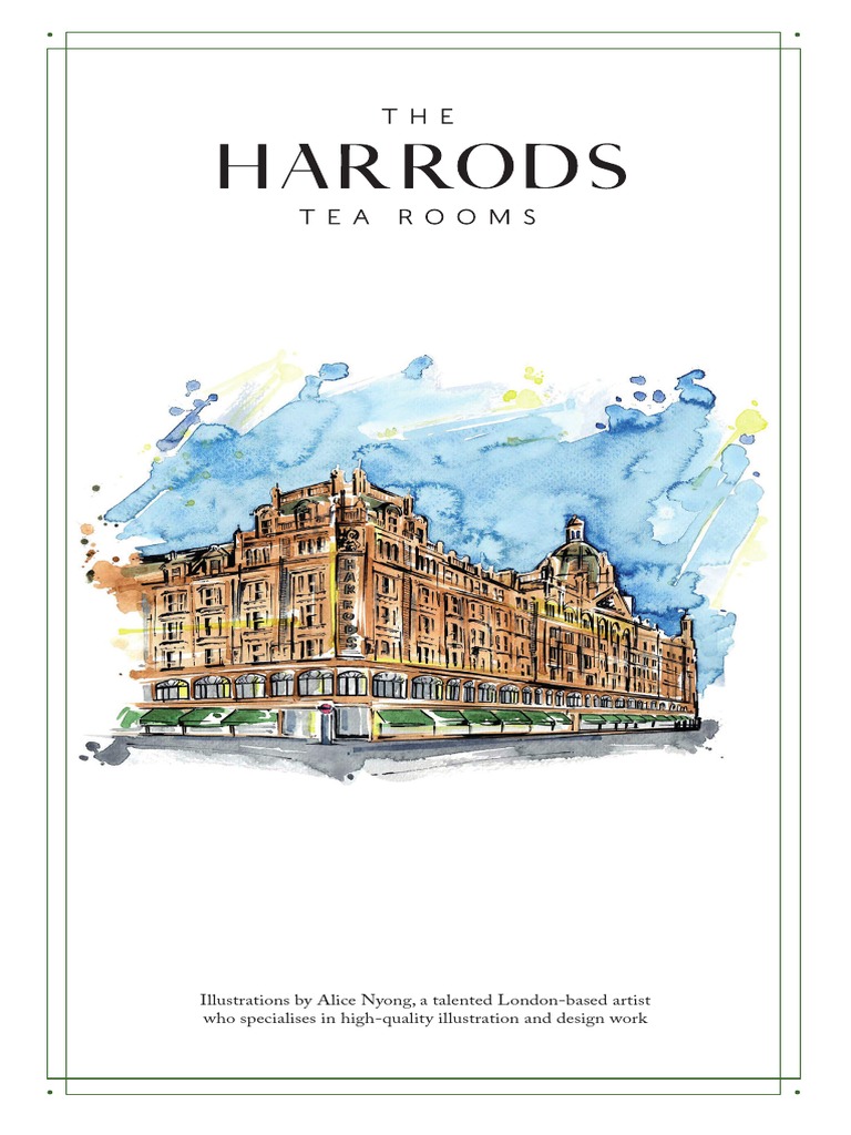 2021 HarrodsTeaRoom MENU2 AfternoonTea v6 Digital | PDF | Tea | Coffee