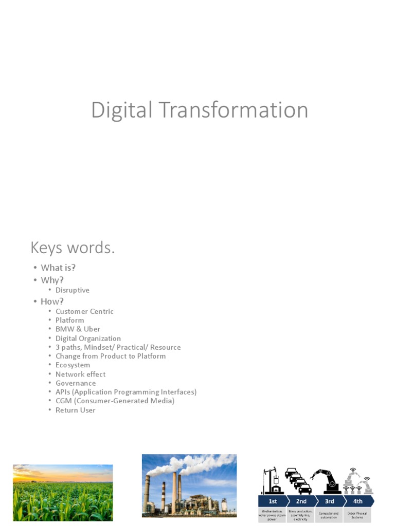Digital Transformation Platform | PDF