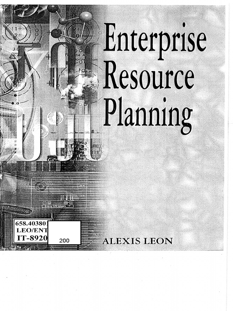 Enterprise Resource Planning by Alexis Leon Mohit | PDF | Enterprise ...