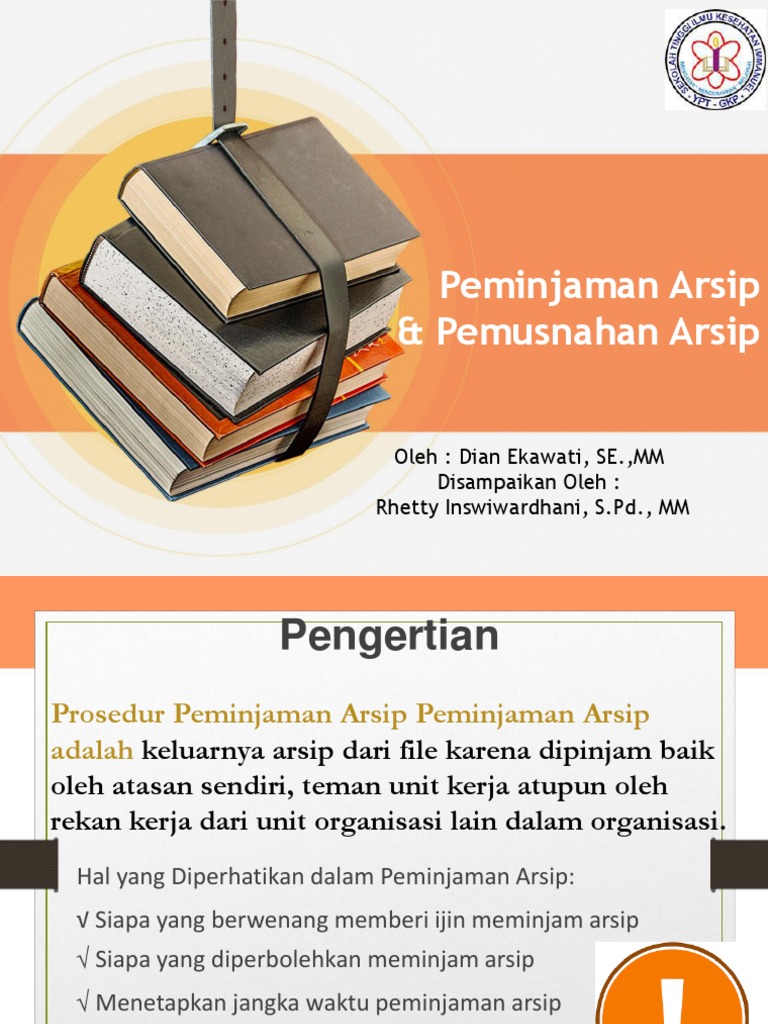 MATERI PEMINJAMAN Dan PEMUSNAHAN ARSIP | PDF