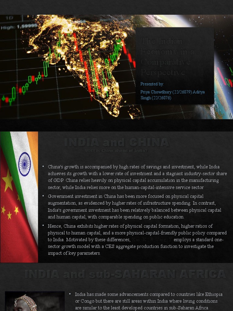 Indian Economy: A Comparative Analysis | PDF | Economic Growth | Economies