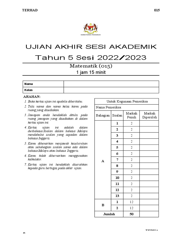 Matematik Tahun 5 Bbsd Pdf