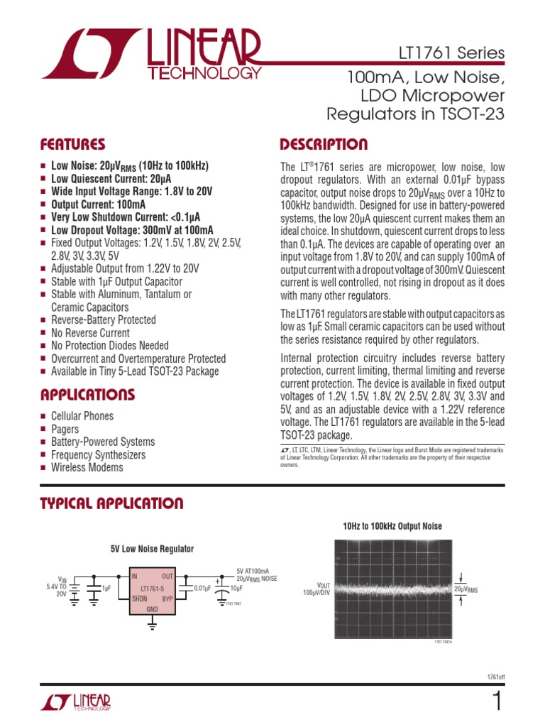 1761 SFF | PDF | Capacitor | Resistor