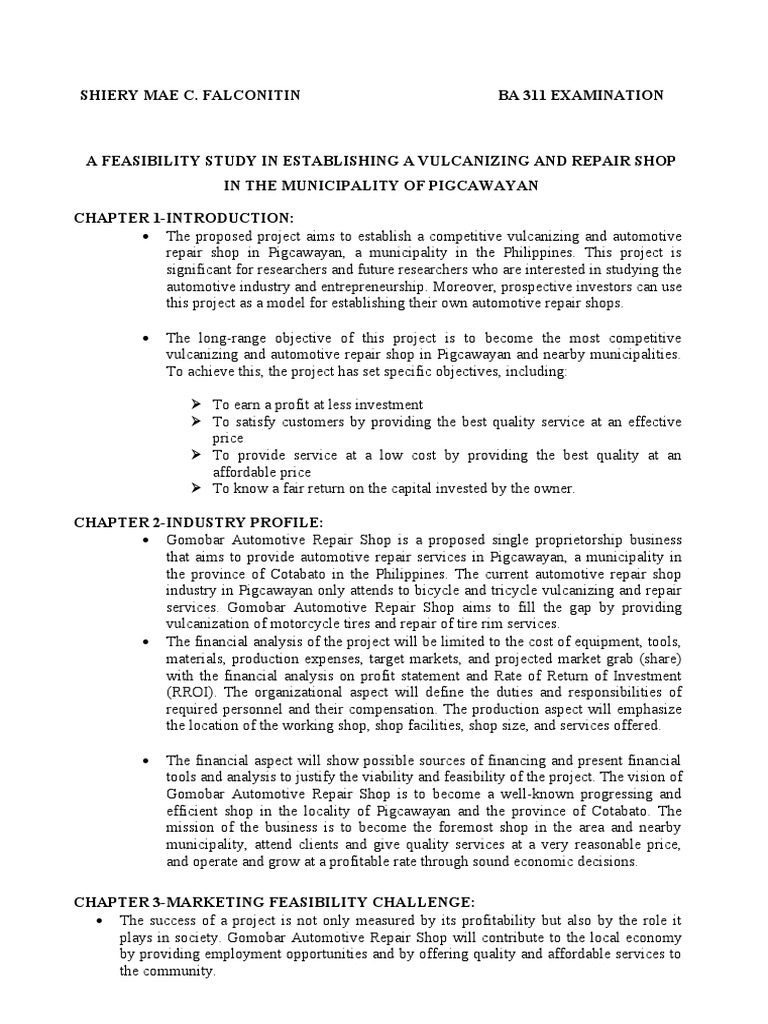 FALCONITIN - BA 311 Final Examination | PDF | Revenue | Marketing