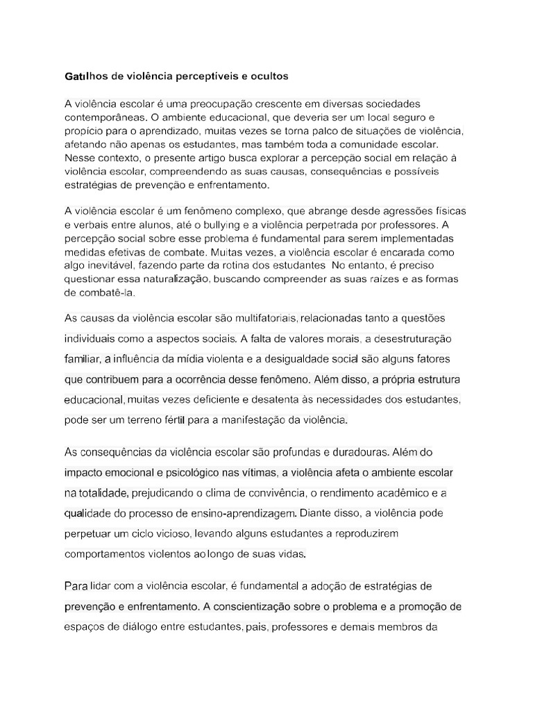 Texto Violencia Pdf
