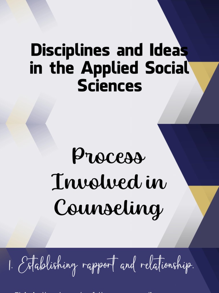 Counseling Process and Methods Overview | PDF | Psychotherapy | Psychology