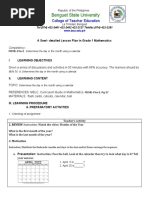 Detailed Lesson Plan Math 5 | PDF | Numbers | Lesson Plan