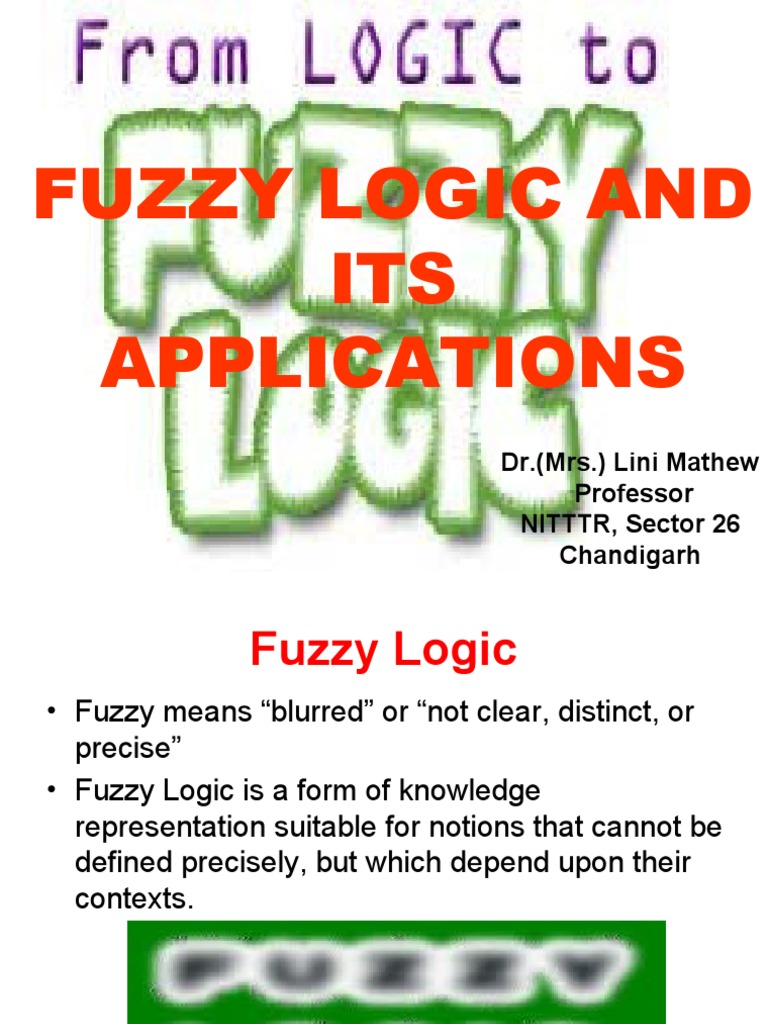 Introduction Fuzzy Logic Onelectr | PDF | Fuzzy Logic | Logic
