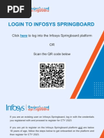 Infosys Springboard Registration Illustrated Guide | PDF