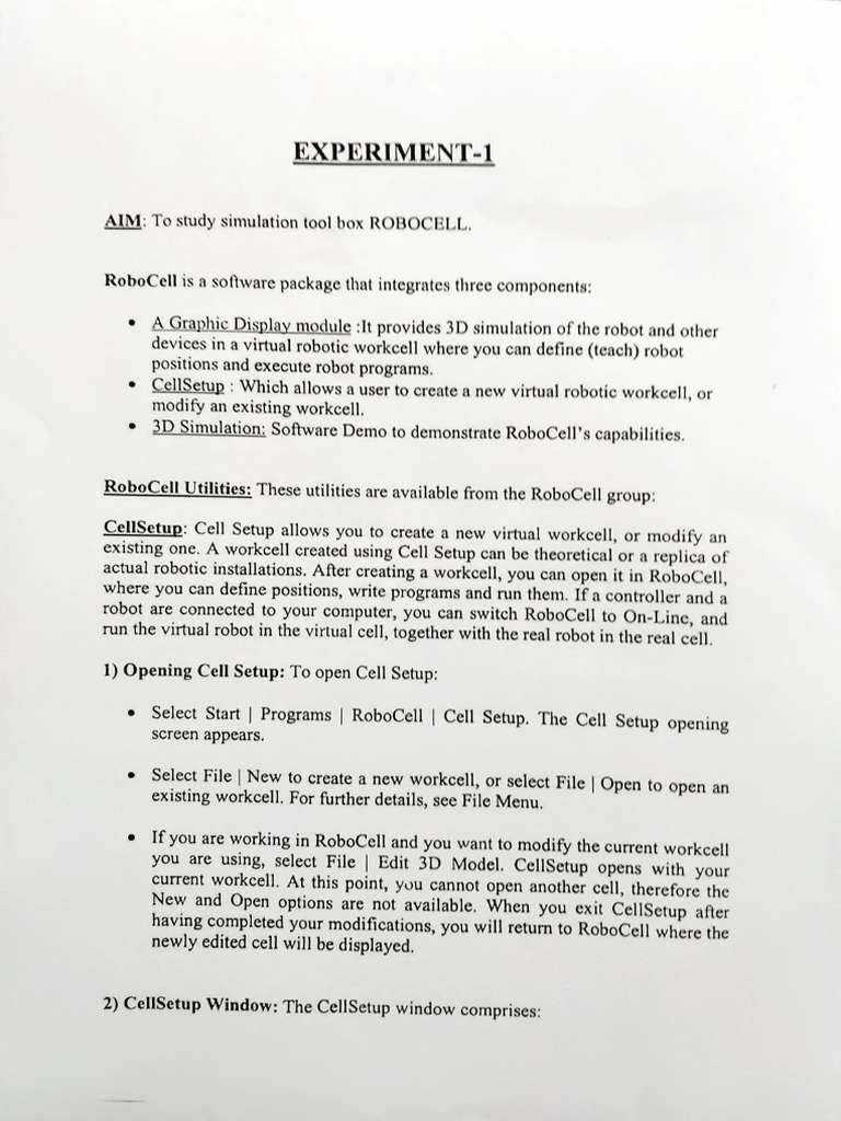 Robotics Practical | PDF