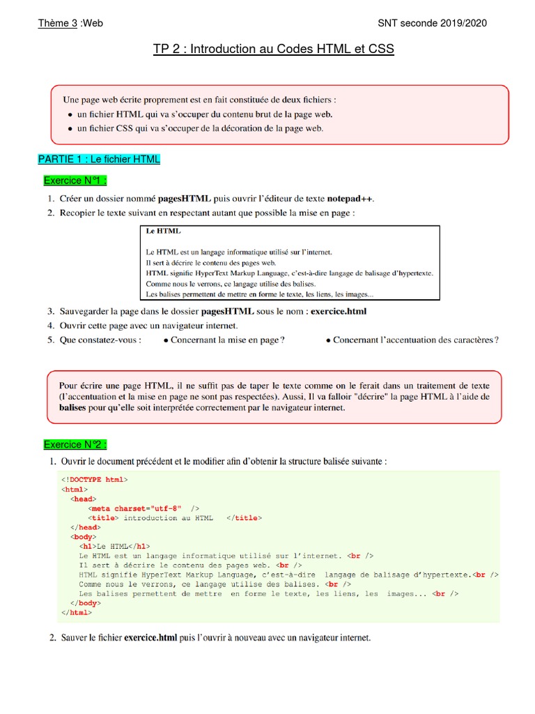 TP HTML | PDF