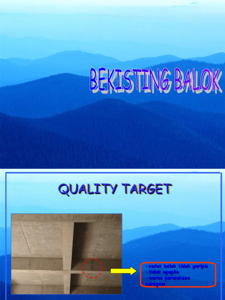 Prosedur Pemasangan Bekisting Balok | PDF