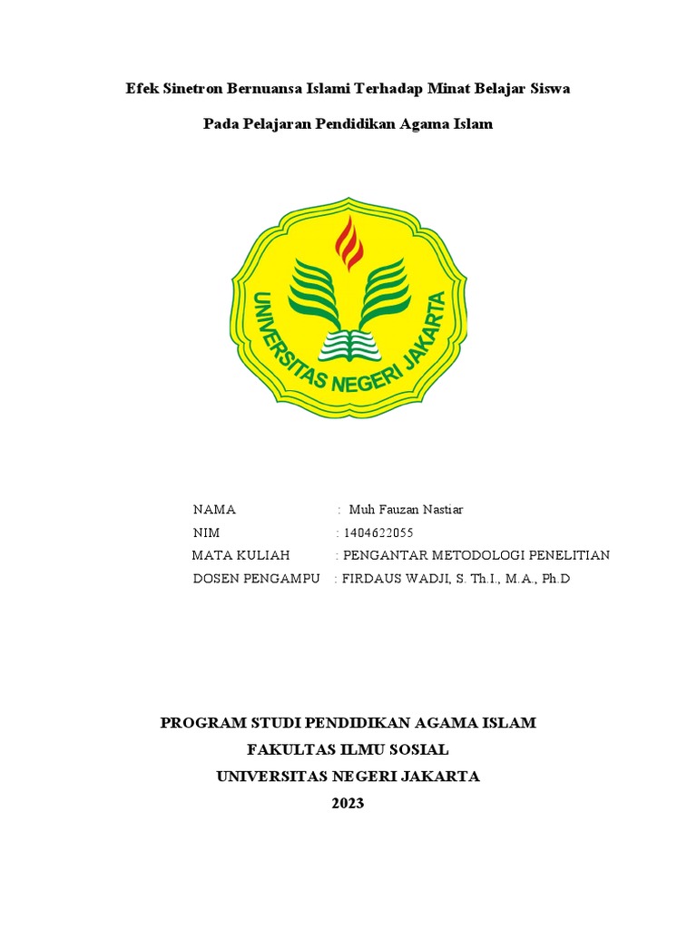 Uas Metlit Muh Fauzan Nastiar 1404622055 | PDF