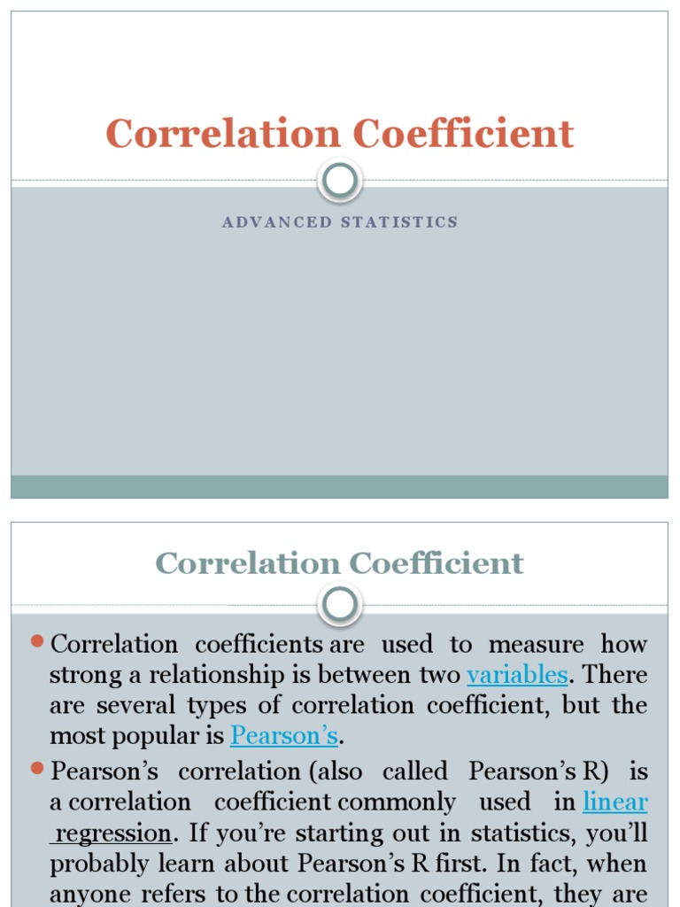 Correlation Coefficient and Regression Analysis | PDF | Regression ...