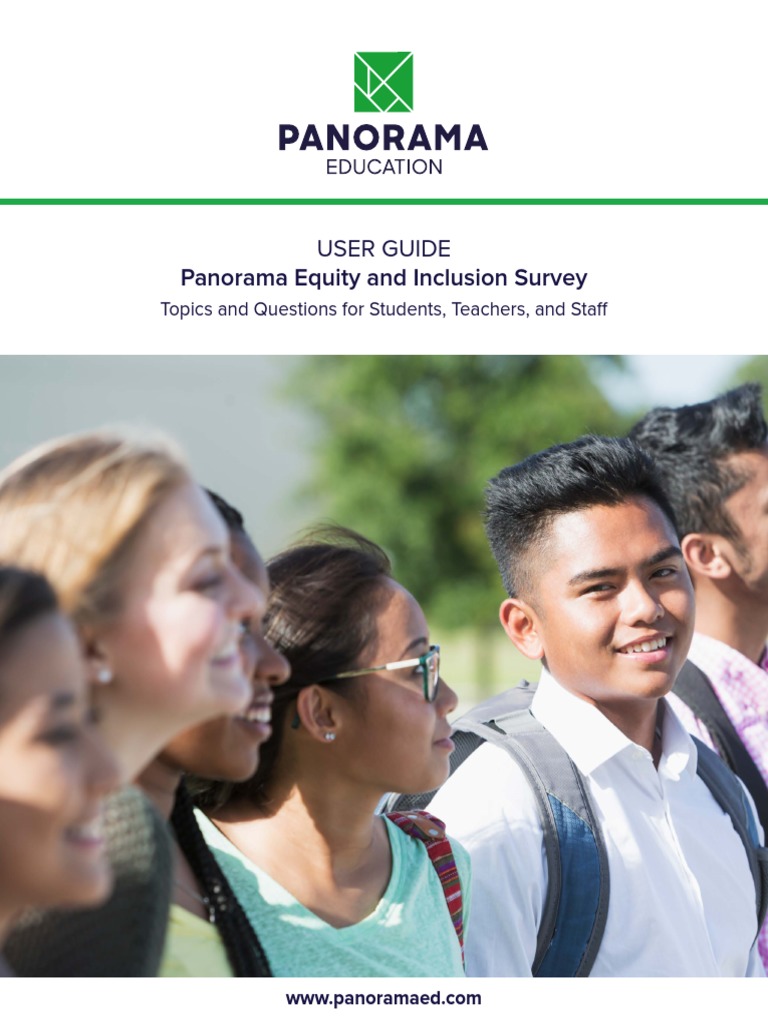Panorama Equity and Inclusion User Guide | PDF | Survey Methodology ...