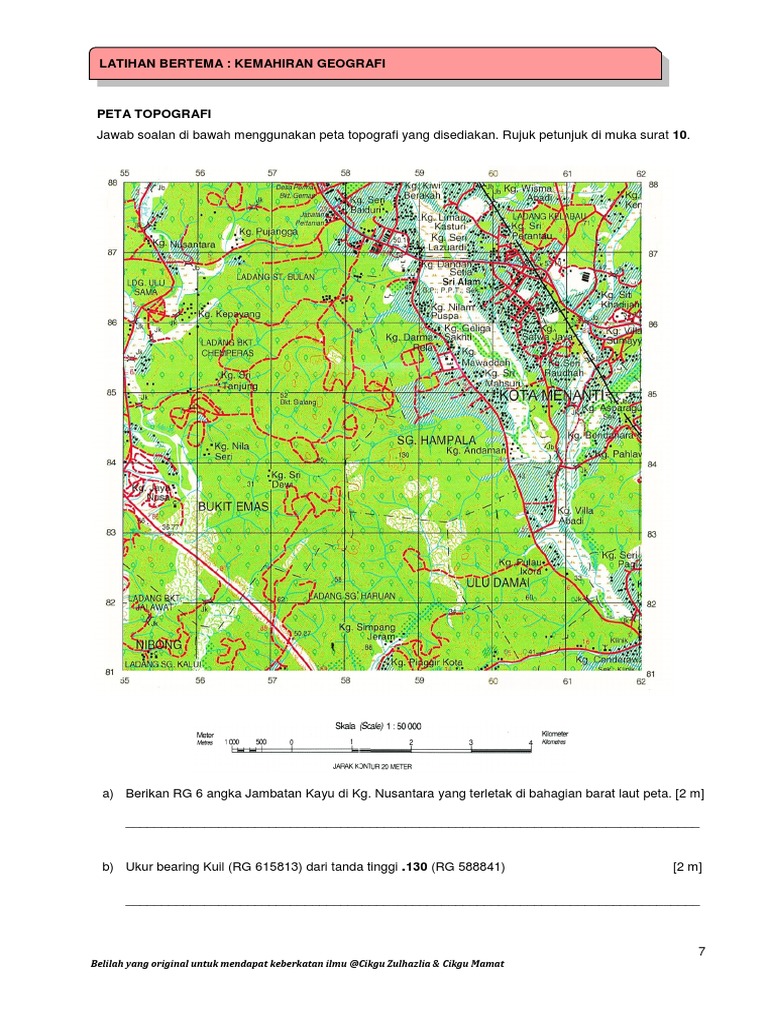 Peta Topo 4 | PDF