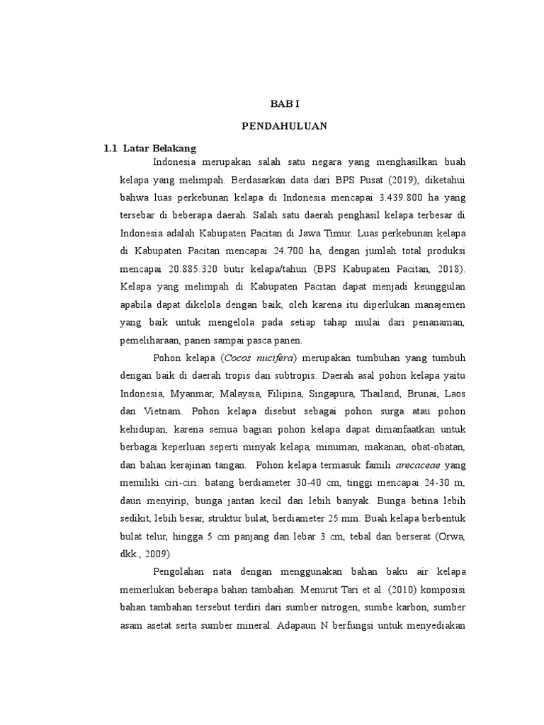 Bab 1-3 Nata de Coco | PDF