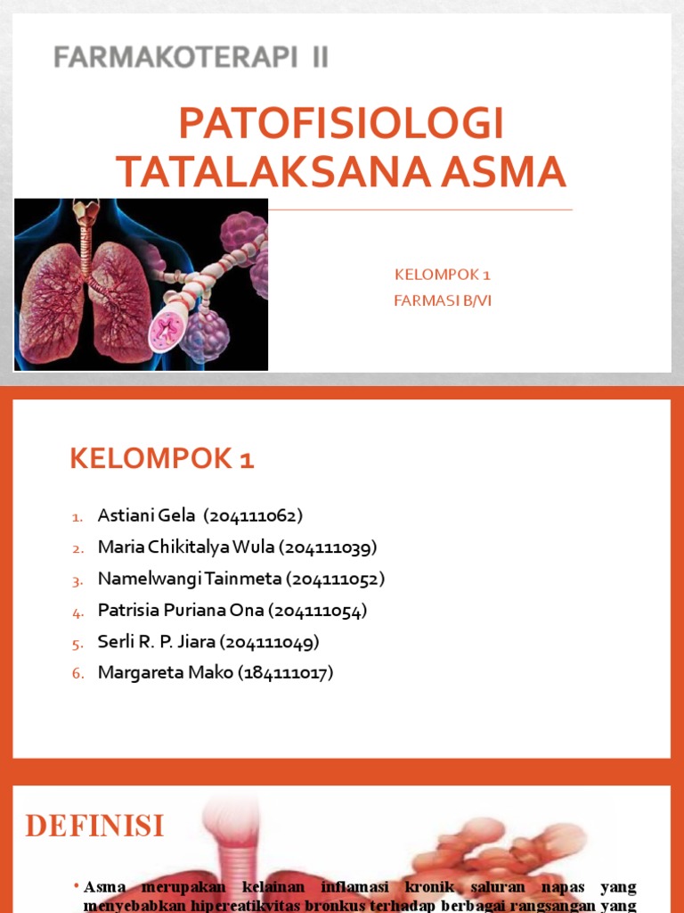 Patofisiologi Tatalaksana Asma | PDF