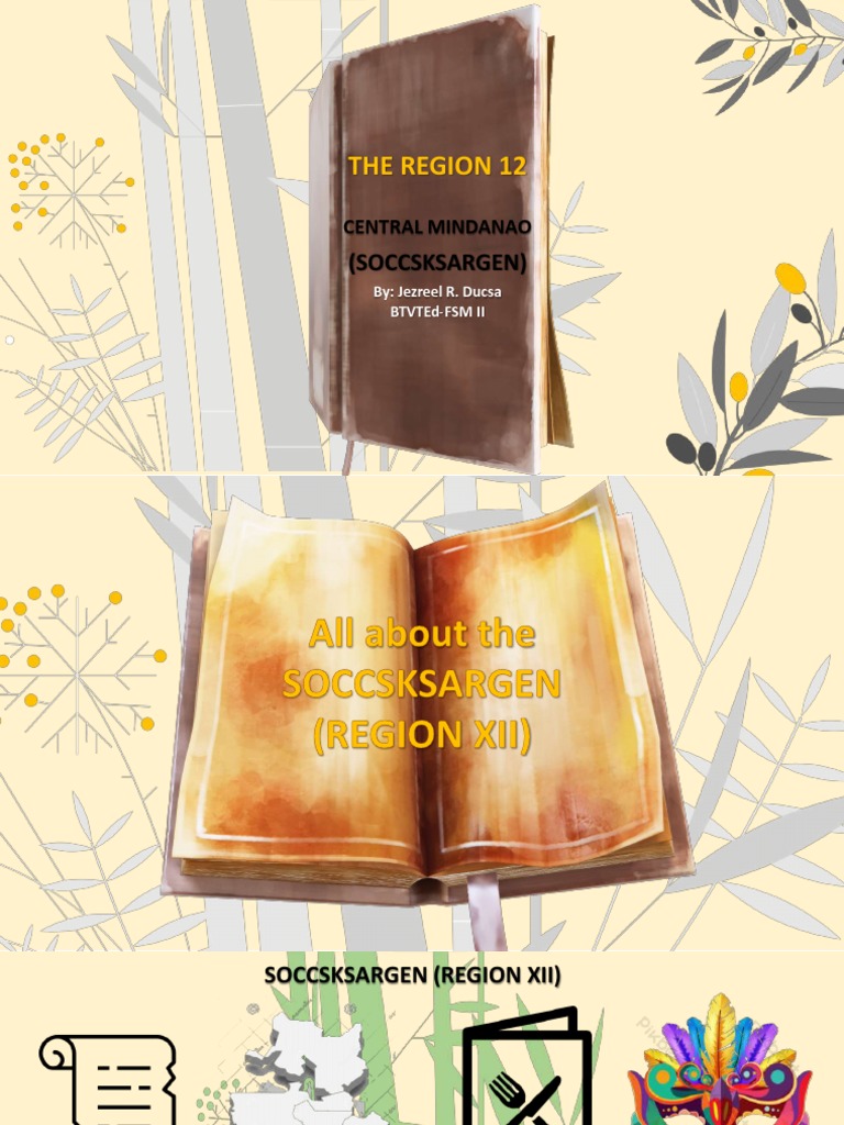 Region 12 | PDF | Foods | Cuisine