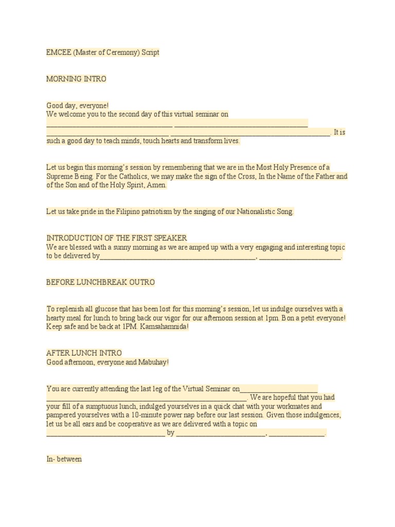 Seminar Script | PDF | Teachers