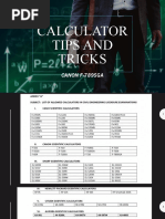 Calculator Techniques | PDF | Applied Mathematics | Algorithms