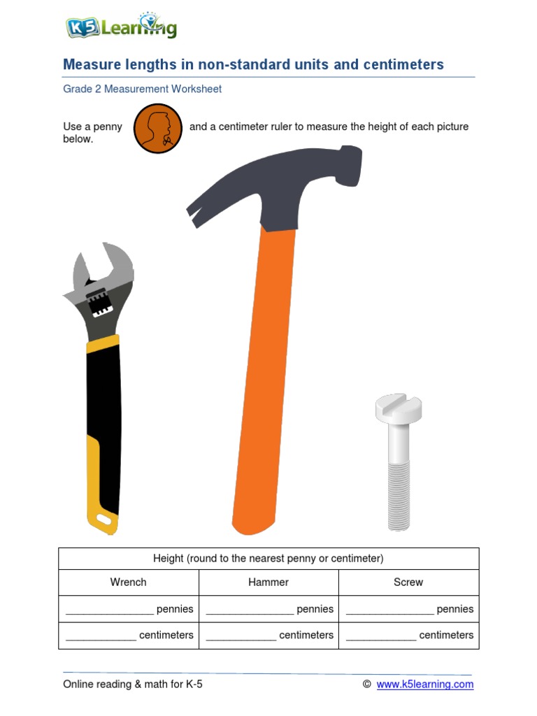 Grade 2 Measurement Length Non Standard CM A | PDF | Career & Growth