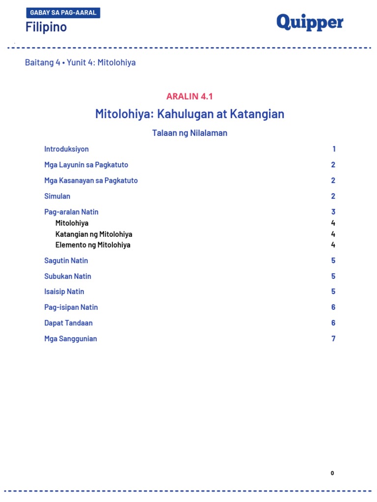 Me Fil 4 Q1 0401 - SG | PDF