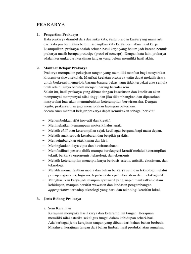 PRAKARYA | PDF | Seni
