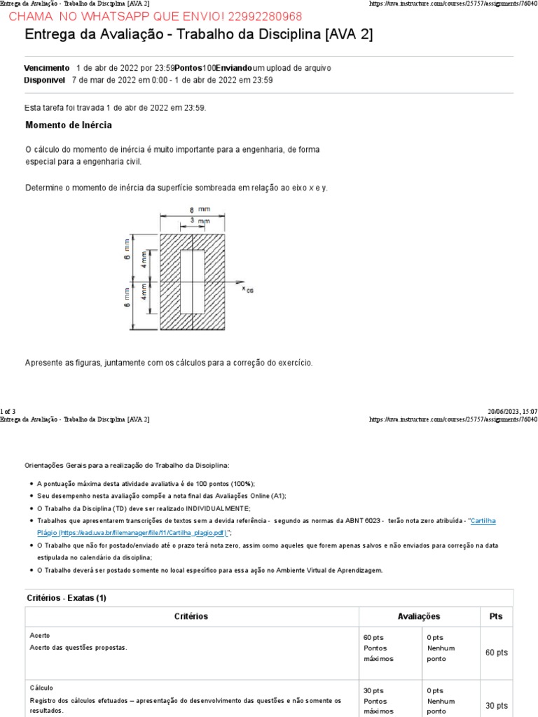 Ava1 Mecanica Uva Unijorge Pdf
