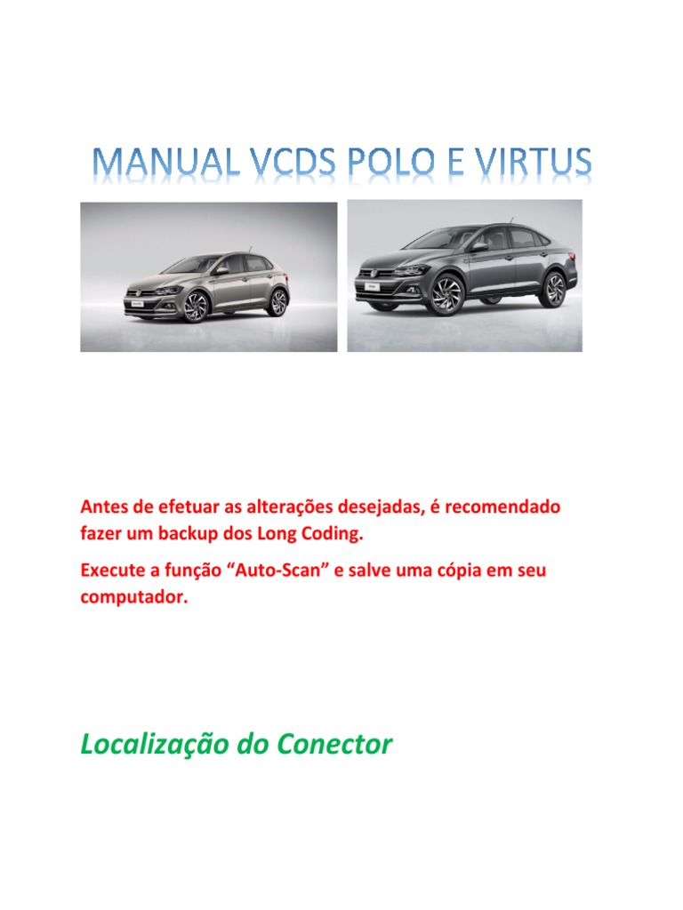 Manual Vcds Polo - Virtus | PDF | Bens manufaturados | Veículo motorizado