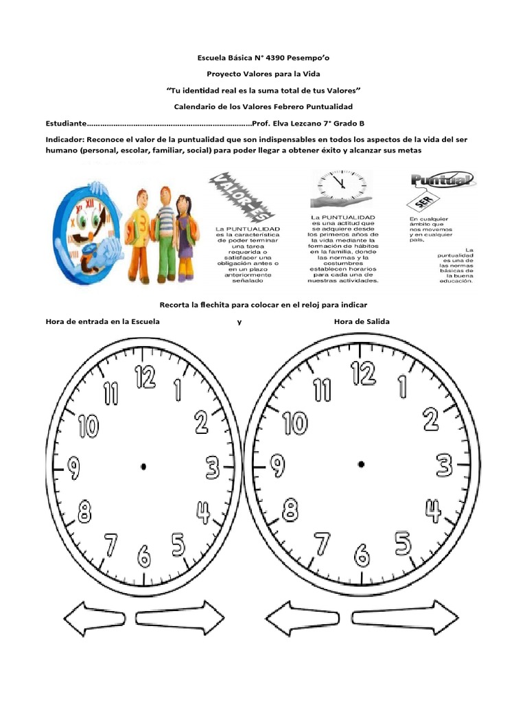 Puntualidad Proyecto | PDF Puntualidad Proyecto | PDF